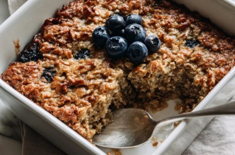 Low FODMAP Baked Oatmeal Recipe - Low Fodmap Diet Recipes
